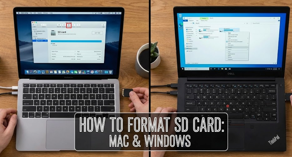How to Format SD Card on Mac & Windows (2026 Guide) – Kingspec Tech