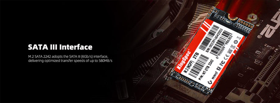 KingSpec M.2 SATA NGFF SSD 2242 | Up to 2TB | Hard Drive for laptop ...